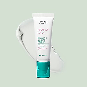 JOAH Heal Me CICA Primer, Blurring & Cooling Face Primer, Centella Asiatica to Reduce Redness, Help Calm Irritated Skin, Cruelty Free, 1.01 fl oz