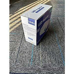 Mini Projector Home Theater Portable Upgrade 1080P Supported, Phone Can Connect to Movie Wirelessly, Compatible with Smartphone/ Tablet/ Laptop/ TV Stick/ USB Drive, mint green (VF270GW)