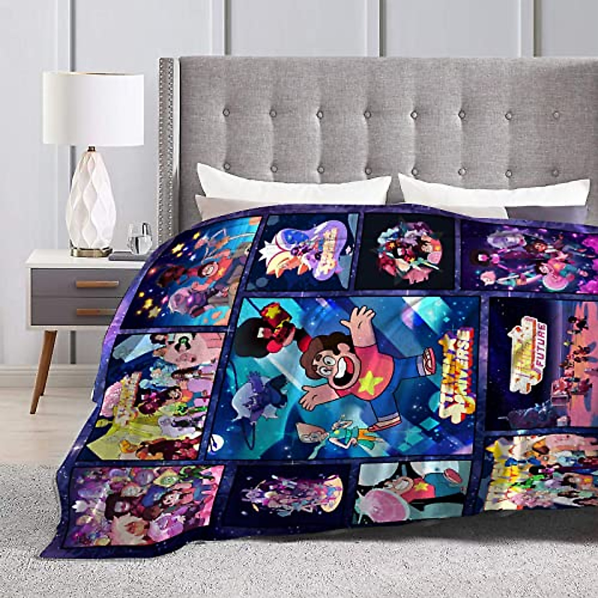 Anime Blanket Cartoon Throw Blanket for Couch Sofa Bed Living Room Gifts for Halloween Thanksgiving Christmas 50"X60"
