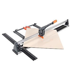 TILER Manual Porcelain Ceramic Tile Cutters 48 Inch,Soft Grip Ergonomic Handle,Tough Steel Base With High Durability Aluminum Lateral Support 8102G-2Z
