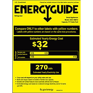 Smad Propane Refrigerator with Freezer 6.1 cu.ft, 2 Way RV Refrigerator for Offgrid, Cabin, Boat, RV, Camper Gas Fridge, White