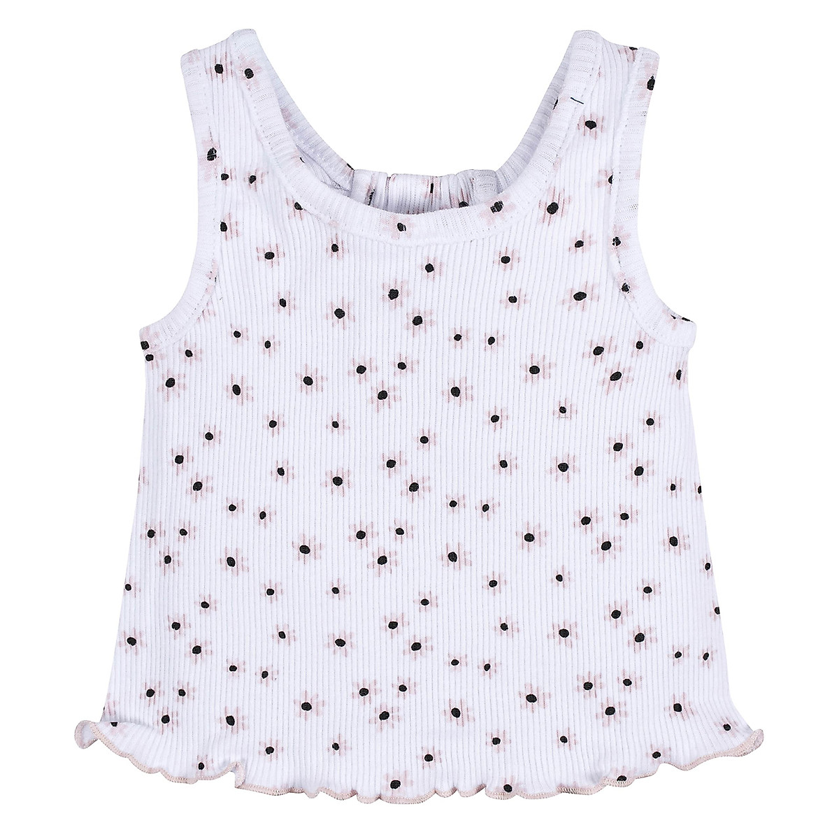 Gerber Baby Girls' Toddler 3-Pack Racer Back Tank Tops, Pink Floral, 18 Months