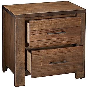 Progressive Furniture Brayden Nightstand, 26" x 17" x 25", Brown