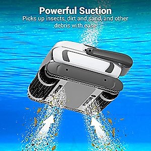 AIPER Automatic Robotic Pool Cleaner with Ultra Triple Motors, Large Top Loading Filter Baskets&Wall Climbing Function, Ideal for In-Ground/Above Ground Pools Up to 50 Feet, Gray (OC1200 Pro)