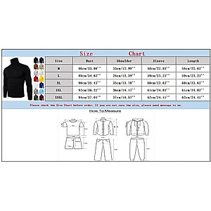 Men's Casual Mock Turtleneck Slim Fit Basic Tops Long Sleeve Designed Bottoming Thermal Turtleneck Pullover Sweater(Navy,Large)