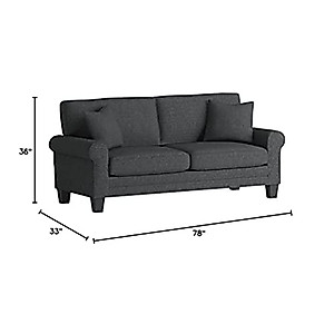 Serta Copenhagen, 78" Sofa, Gray