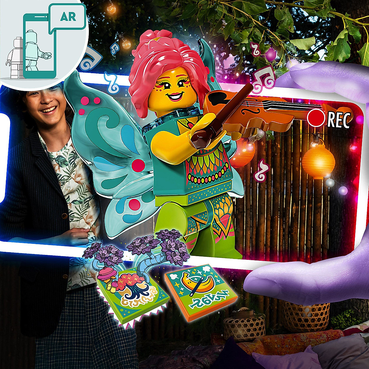 LEGO VIDIYO Folk Fairy Beatbox 43110 Building Kit Toy; Inspire Kids to Direct and Star in Their Own Music Videos; New 2021 (89 Pieces)