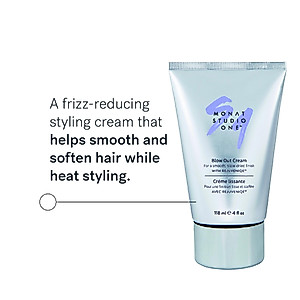 MONAT Studio One Blow Out Cream - Anti Frizz Hair Care/Hair Cream Helps Smooth and Soften Hair While Using Heat Hair Styling Products. Thermal/Heat Protectant For Hair - Net Wt. 118 ml / 4 fl. oz.