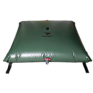 Badger Tactical Heavy Duty 130 Gallon Water Bladder/Water Tank-Includes Brass Fittings for Quick Garden Hose Connection-Emergency Water Storage/Camping Gear/Survival Kit/Alternative to Water Barrel