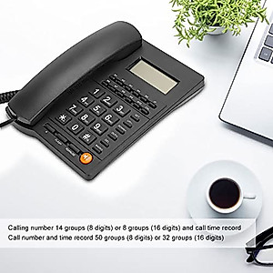 Business Office Home, Fixed Telephone Desk Phone ffc HDD Use Landline sata fcc 10 with Caller Identification
