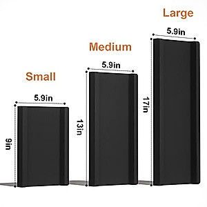 Alsonerbay Black Floating Shelves, Floating Shelves Wood for Wall Storage, Wall Shelf for Bedroom, Living Room, Bathroom, Kitchen, Office and More, Set of 3