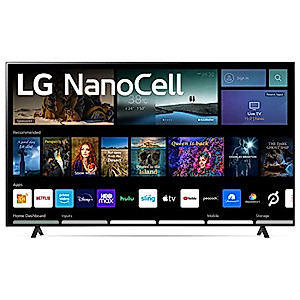 LG NANO75 Series 55-Inch Class Smart TV 55NANO75UQA - 2022 AI-Powered 4K, Alexa Built-In