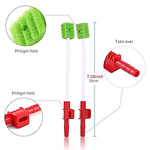 Wellgler's Oral Care Single Use Suction Swab((box of 60))