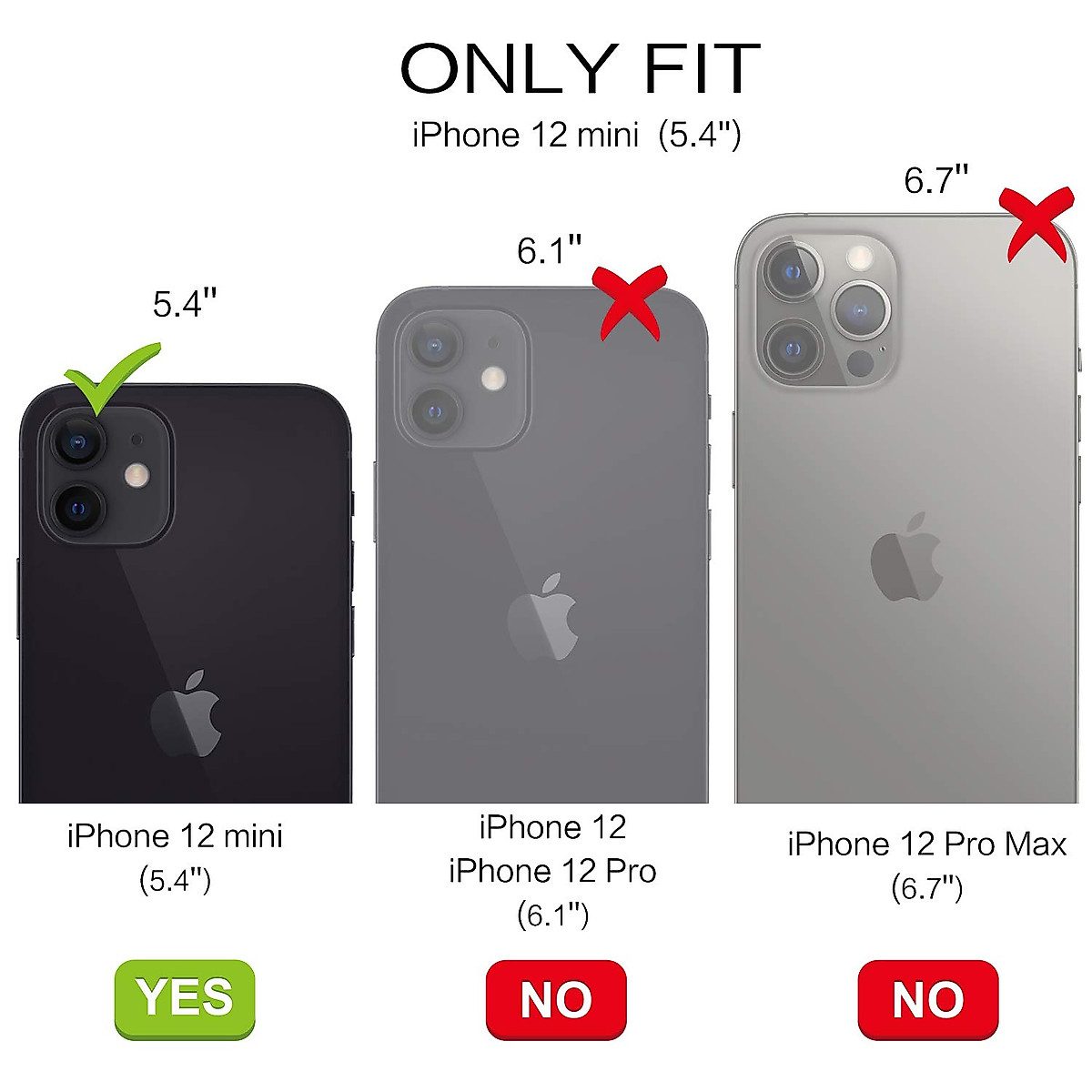 BENTOBEN for iPhone 12 Mini Case, Soft Silicone Gel Rubber Bumper Microfiber Lining Hard Back Shockproof Protective Phone Cover for iPhone 12 Mini 5.4", Hot Pink