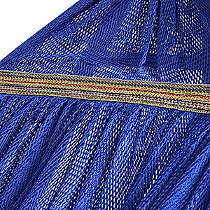 Best Home Fashion Hammock with Collapsible Steel Stand & Carrying Case, Portable & Adjustable, Perfect for Camping Beach Summer Patio, EZ Daze Foldable Hammock with Stand - Navy