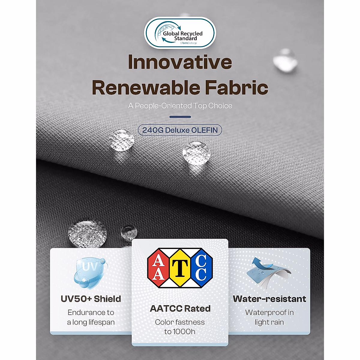 Oasbira Aluminum Outdoor Patio Furniture Loveseat, All-Weather Outdoor Patio Sofa with Washable Thick Cushion, Patio Sofa Couch for Porch, Balcony, Deck, Yard, Gray