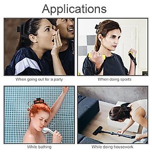 YEEPSYS Hair Claw Clips, Hair Accessories for Women and Girls Thin Hair, Strong Hold Hair Clip (3.5 inch, Matte Black+ Dark Brown)