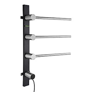 Bathroom Towel Warmer,Electric Wall Mounted Bathroom Towel Rack - Touch Screen Intelligent Control Electric Heated Towel Rack for Bathroom, Hotel, Kitchen, and Gym