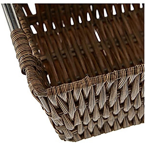 Whitmor Distressed Rattique Small Shelf Tote