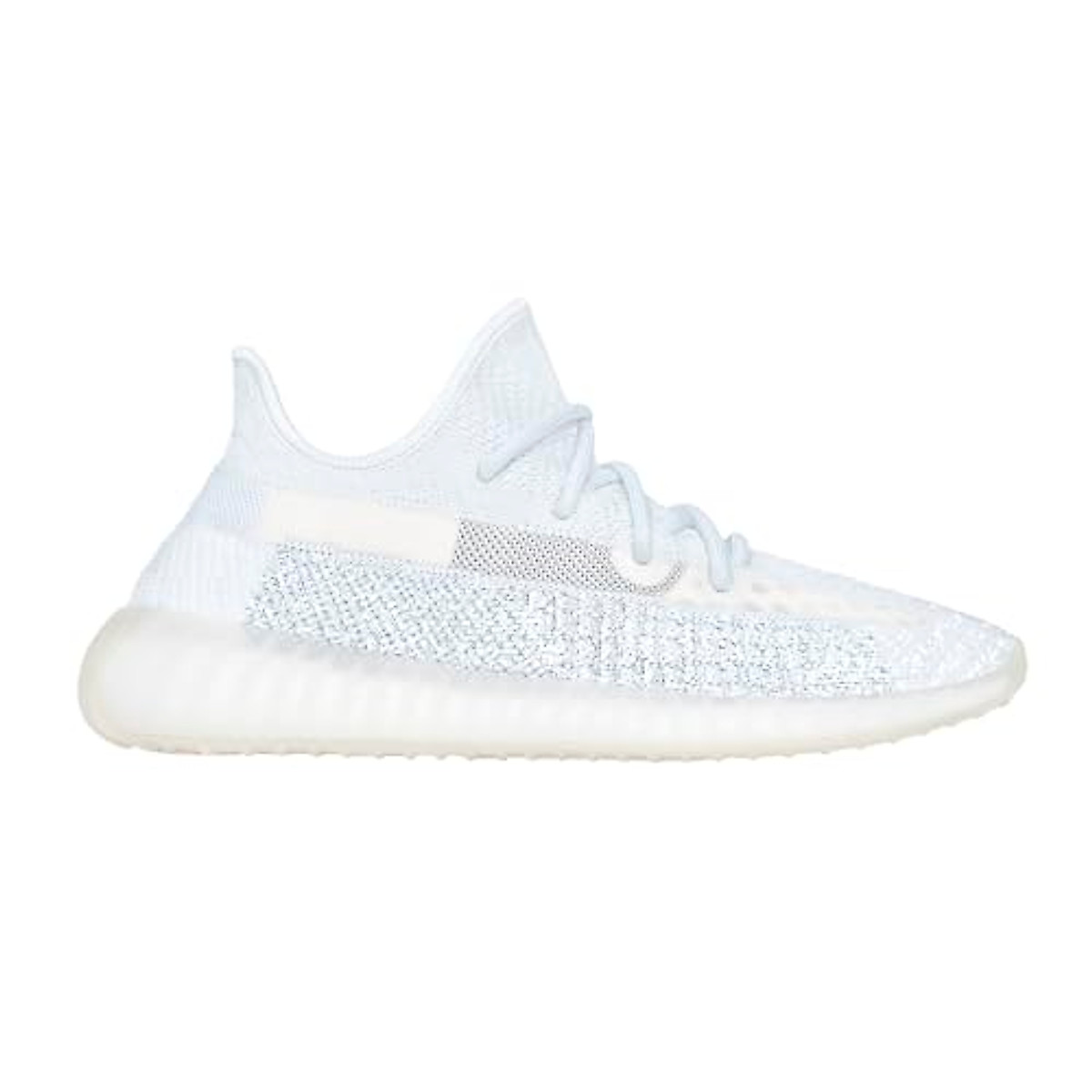 adidas Mens Yeezy Boost 350 V2 Reflective FW5317 Cloud White - Size 9