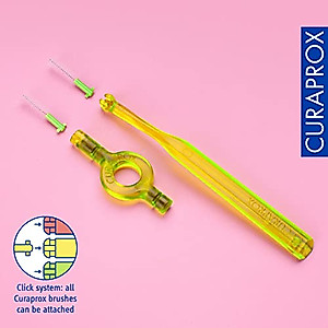 Curaprox CPS 011 Prime Refill Interdental Brushes, 8-Piece Refill Pack interdental Brushes CPS 011 Prime, 1.1 mm to 5.0 mm, Green