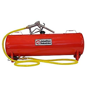 JohnDow Industries JDI-FST15 15 Gallon Fuel Station - Durable and Convenient Fuel Storage and Dispensing Solution,Red