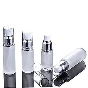 Beavorty Terrarium 6pcs Cream Container Soap Dispensers Glass Containers for Liquids Perfum Spray Bottles Pump Lotion Bottle Shampoo Pump Bottle Sub Bottle for Soap Glass Spray Bottles