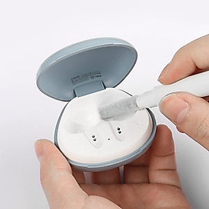 YAODHAOD Cleaner Kit for Airpod, Airpods Pro 1 2 3 Cleaner Kit, 3 in 1 Multifunction Bluetooth Earbuds Cleaning Pen with Soft Brush for Phone Charging Port,Earbuds,Earpods,Earphone,Headphone (White)