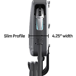 Schumacher Electric Level 2 EV Charger 50 Amp 240V for NEMA 6-50 Plug or Hardwired Electric Vehicle Charger - 9X Faster Indoor/Outdoor Charging - Bluetooth/WiFi Connected