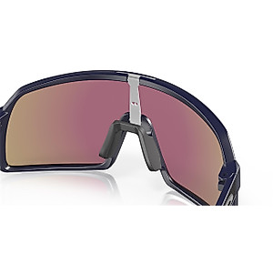Oakley Men's OO9462 Sutro S Rectangular Sunglasses, Matte Navy/Prizm Sapphire, 28 mm