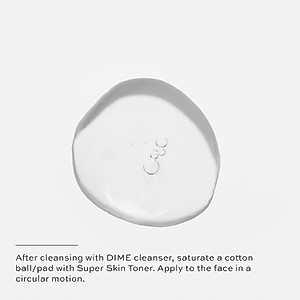 DIME Beauty Super Skin Toner, Alcohol-Free Witch Hazel Toner, Hydrating Toner for Face with Aloe Vera and Cucumber Extract, 4 oz / 120 ml