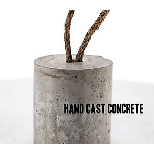 Concrete Heavy Duty Door Stopper - Extra Large Doorstop - Heavy Duty Industrial Outdoor or Indoor Office Door Stoppers