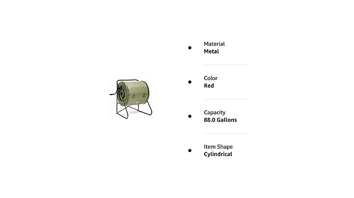 Mantis CT02001 88 Gallon Compost Tumbler - Compact & Efficient