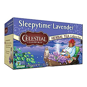 Celestial Seasonings, Tea Herbal Sleepytime Lavender, 20 Count