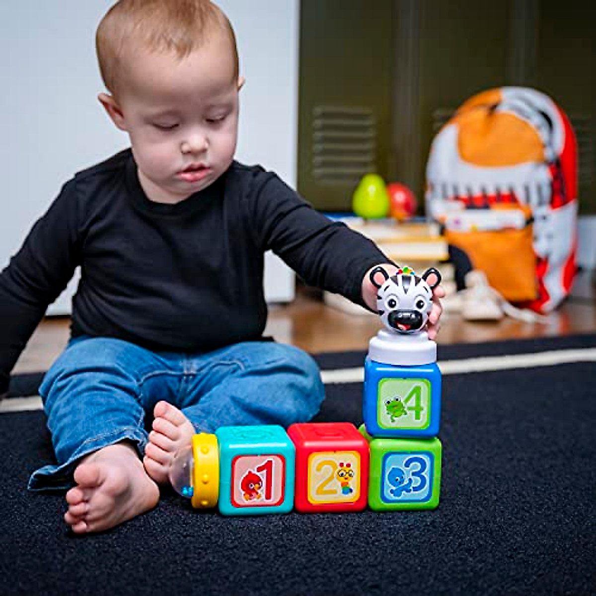 Baby Einstein Connectables 6 Piece Set STEAM Learning Magnetic Blocks Baby 6 Months+ Toddler Montessori Toys for 1 2 3 4 5 Year Old