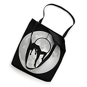 Aerial Moon Aerial Yoga Circus Lyra Trapeze Aerial Silk Tote Bag