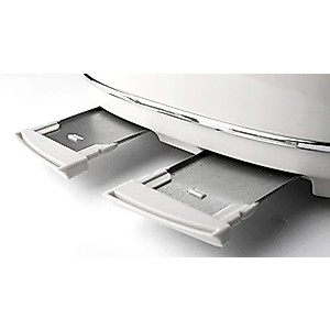 Haden 75013 Heritage 4 Slice Toaster, Wide Slot with Removable Crumb Tray and Settings, Ivory