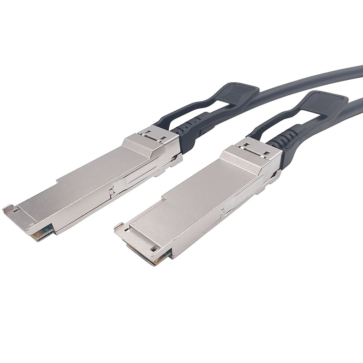 Wiitek 2M QSFP+ DAC Twinax Cable, 40GbE QSFP+ Direct Attach Copper Cable,30AWG Black, for Cisco QSFP-H40G-CU2M, Dell, Ubiquiti, D-Link, Juniper, Huawei, Mellanox, Mikrotik, SuperMicro