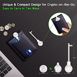 ySky MFi Certified Crypto Hardware Wallet for Bitcoin,Ethereum,ERC Tokens,Work with iPhone iPad - Safeguard Your Crypto to Securely Buy, Eaisly Manage and Grow All Your Digital Assets