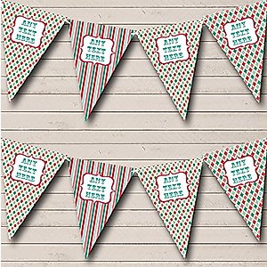 Bubblegum Style Circus Personalized Carnival Fete Street Party Bunting Banner