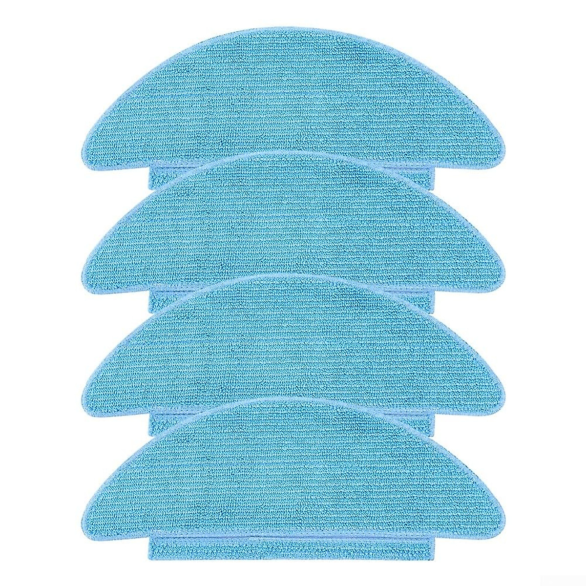Replacement Vacuum Mop Cloth Pads For Tikom L9000, for Lubluelu SFor L60D,SFor L61 Robot Washable Cleaning Cloth(4 PACK)