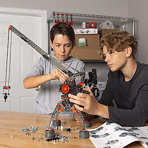 Meccano, Super Construction 25-in-1 Motorized Building Set, STEAM Education Toy, 638 Parts, for Ages 10+