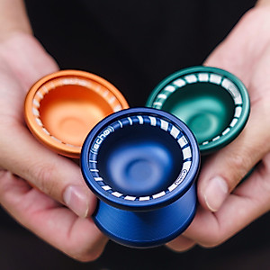 Duncan Toys Echo 2 Yo-Yo [Black], Unresponsive Pro Level Yo-Yo, Concave Bearing