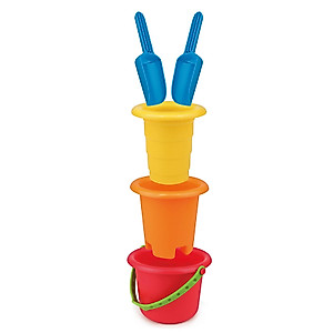 Hape 5-in-1 Beach Set Sand Toys for Toddlers 18 Months and Up