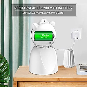 PetDroid Motion Activated Cat Laser Toys Automatic for Indoor Cats,Interactive Cat Toys for Kitten/Dogs,Rechargeable Large Capacity Battery,Adjustable Speed and Circling Ranges