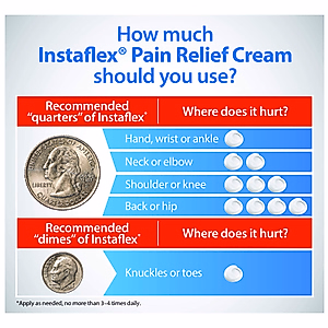 Healthy Directions Instaflex Extra Strength Pain Relief Cream, with 2X The Pain-Fighting Ingredients, Rubs Out Your Toughest Muscle & Joint Pain (2 oz)