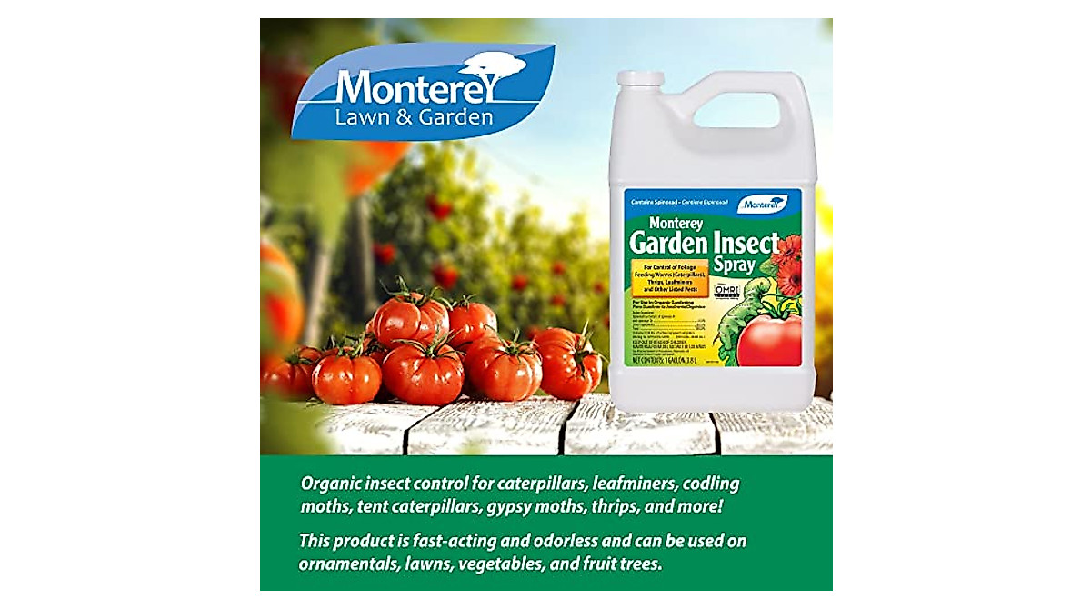 Monterey LG6155 Garden Insect Spray - Organic Pest Control 1 Gal