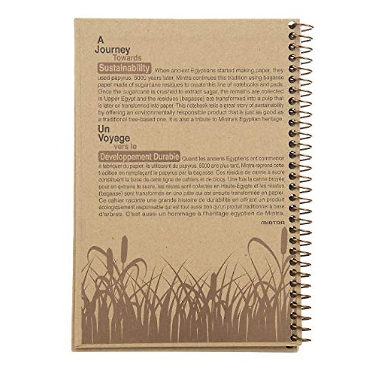 Mintra 100% Recycled Notebooks (Junior Size (6.5in x 9.5in), Plain Cover 3pk)