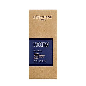 L'OCCITANE L'Occitan After Shave Balm: Moisturizing, Reduce Feelings of Irritation, Hydrate Skin, Made in France, Vegan, Best in Grooming