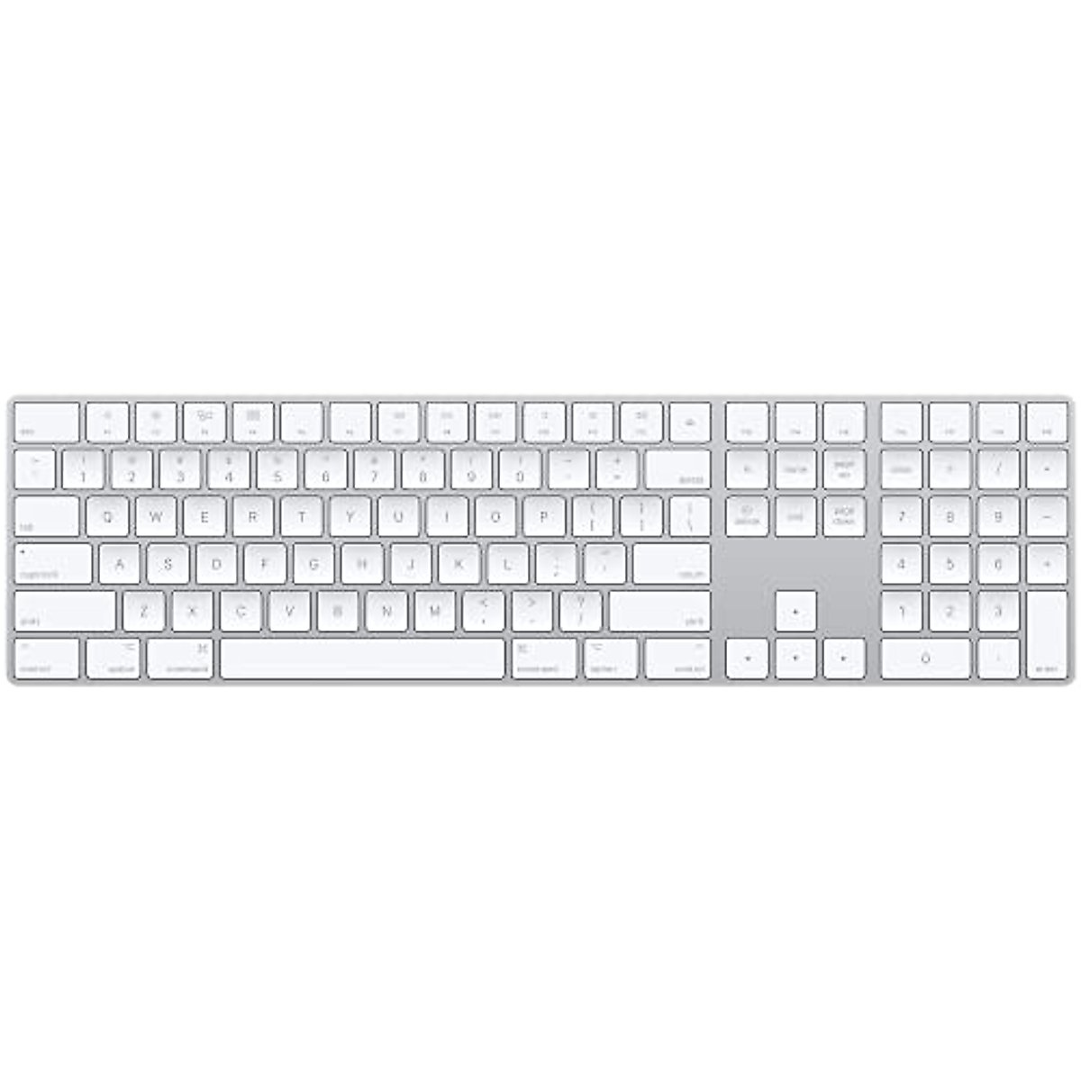 Apple Magic Keyboard with Numeric Keypad (Wireless, Rechargable) - US English - Silver